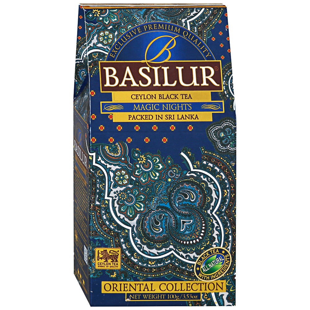 Чай Basilur Oriental Collection Magic Nights черный листовой 100 г ...